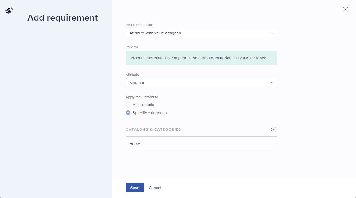 Types of completeness requirements