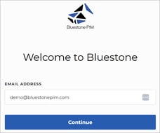 Log in to Bluestone PIM