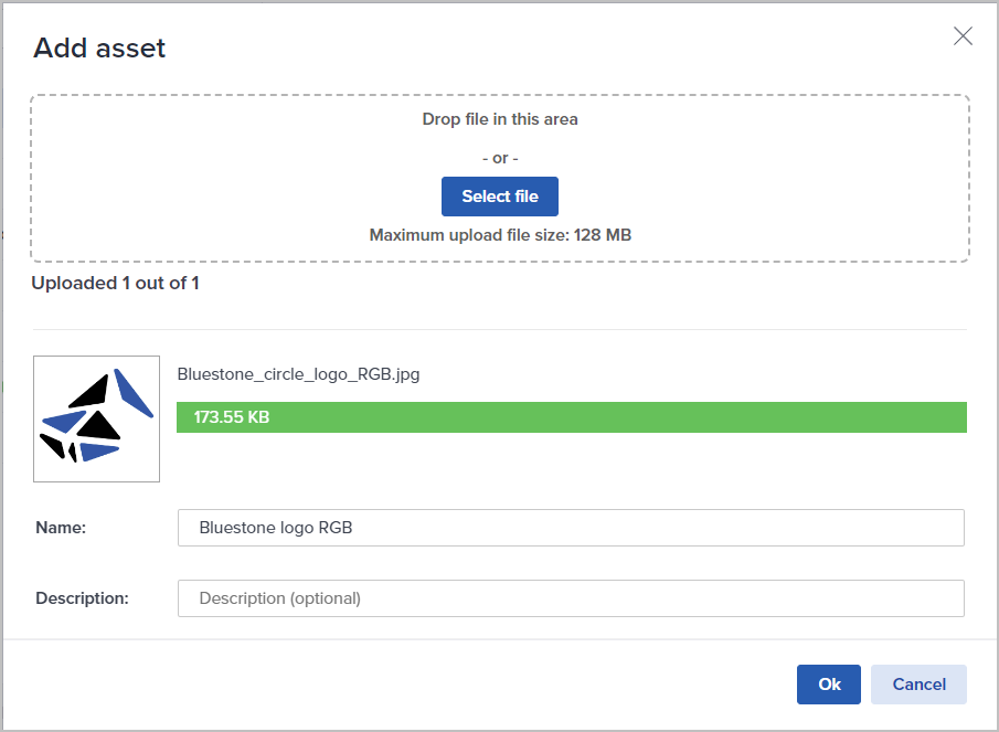 Add and manage assets